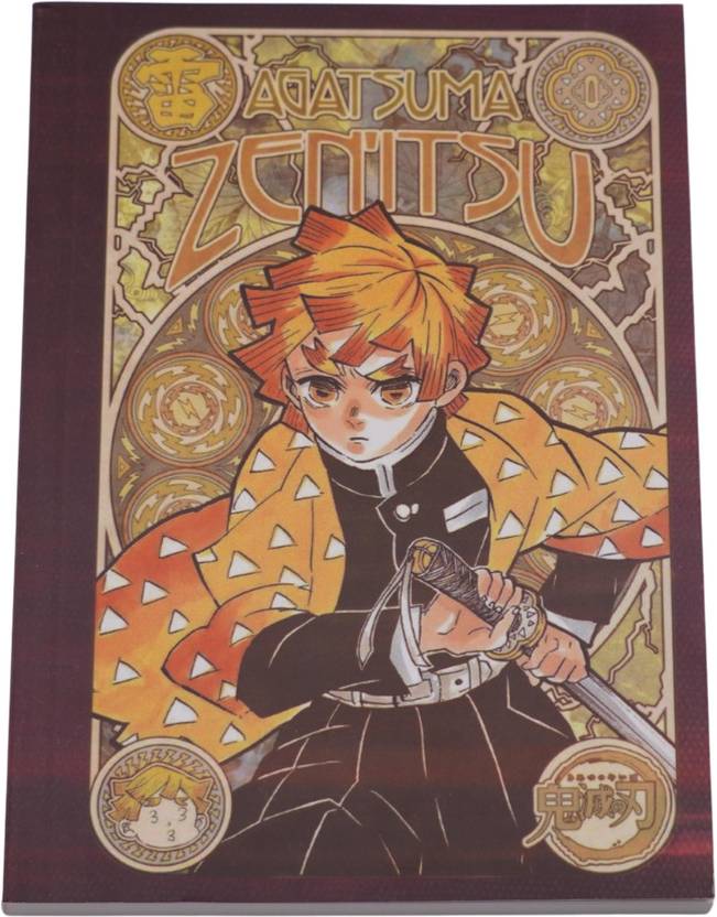 OFFO Demon Slayer Zenitsu A5 Notebook Ruled 200 Pages Price in India ...