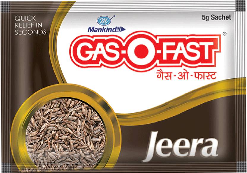 GasoFast Active Jeera For Relieving Acidity, Active Jeera- 5 g Sachet ...