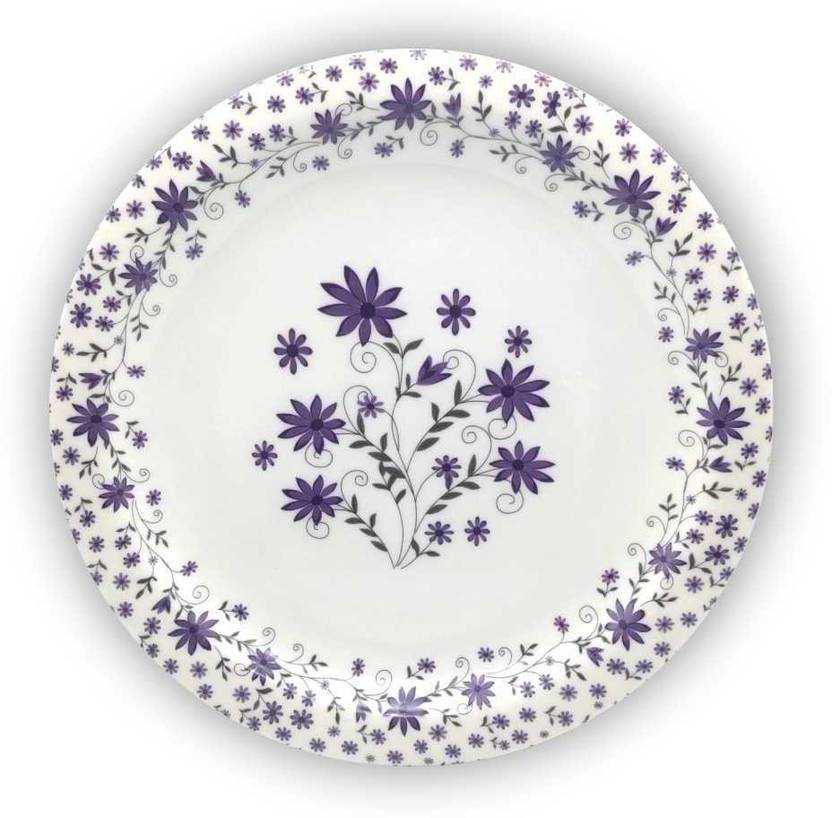 ICC Pack of 63 Melamin Melamine 8 Inch Half Plate | Nasta Plate Dinner ...