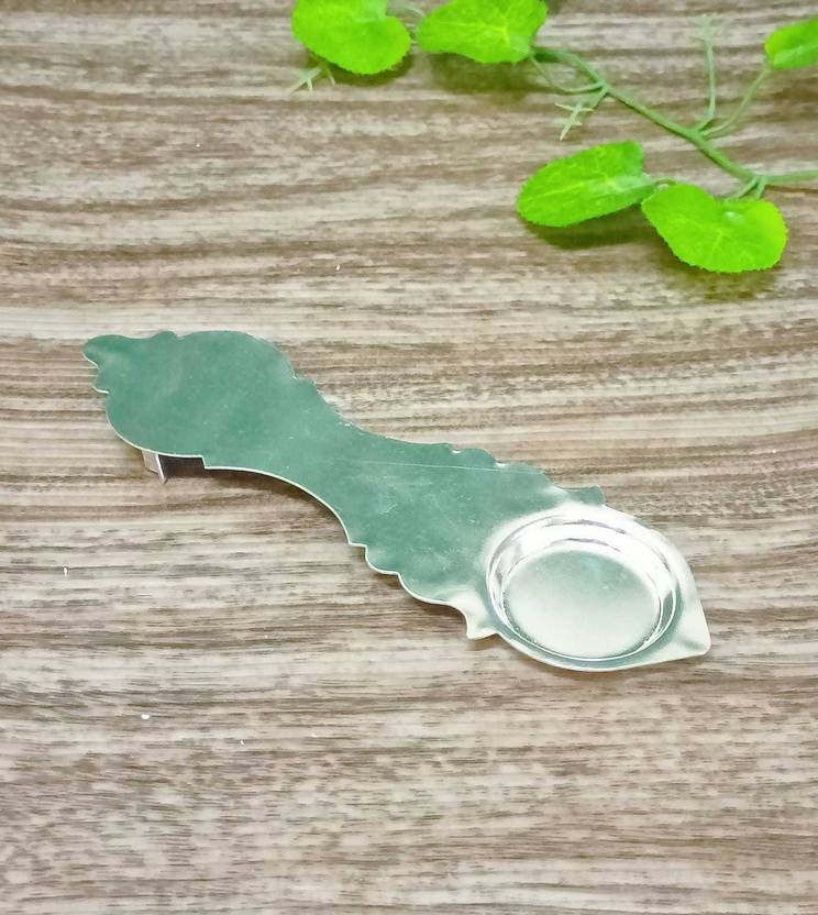 Luckypot German Silver Camphor Aarathi stand For Pooja/ Silver Plated ...