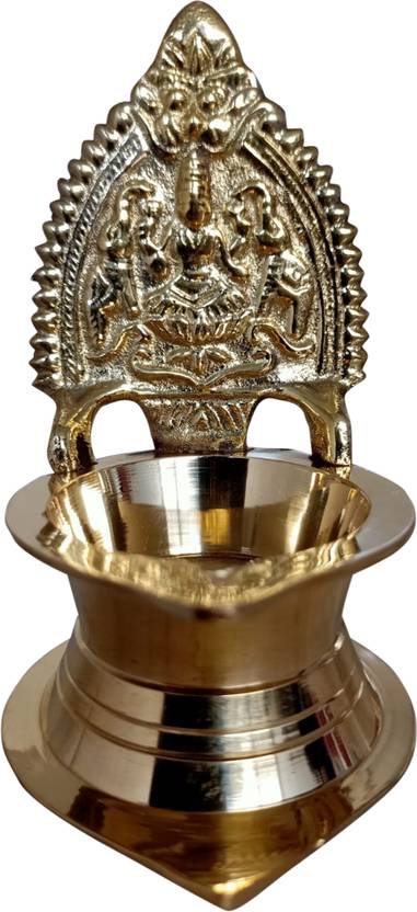 Effigy Onlinehub Laxmi Shape Diya Kamakshi Dipak Kanchipuram Oil Lamp ...