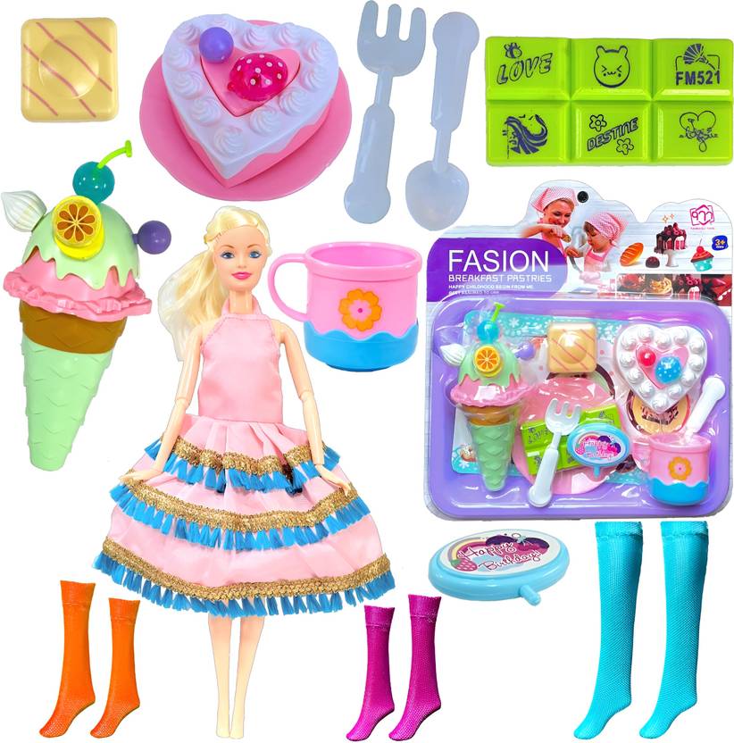 mini gifts - Doll Set for Girls, Doll Set with Ice Cream Pretend Play ...