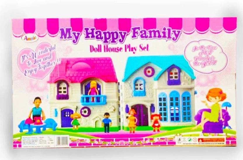 Tykon hub My Happy Family Doll House Set Toy - My Happy Family Doll ...