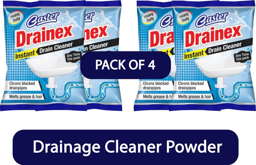 caster drainex Instant Drainage Block Remover Drain Cleaner Drainer ...