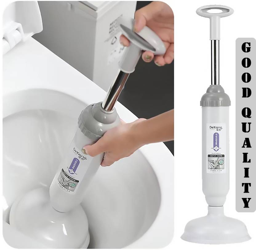 Ronteno Toilet Cleaner Plunger Air HighPressure Drain Dredger Pump for ...