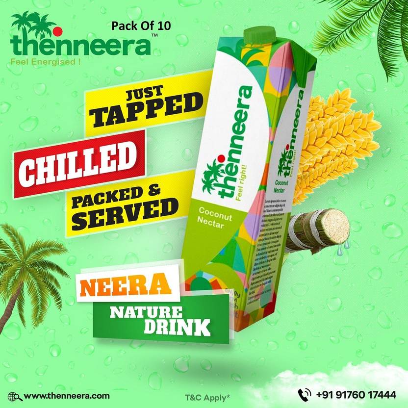 thenneera The Neera Coconut Drink (10 x 200 ml) Price in India - Buy ...