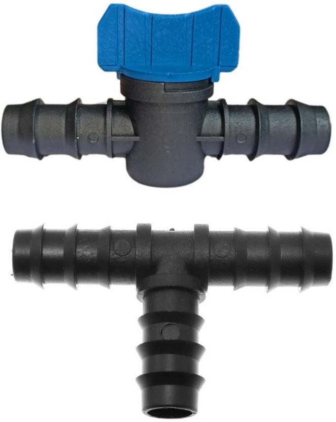 nextgenagro 12mm Tee Tap cock Straight (Pack 50)Drip Connector lateral ...