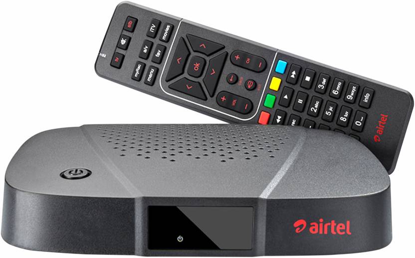 Airtel Digital TV Only HD Set Top Box |6 Months Hindi Entertainment HD Pack|Free Standard ...