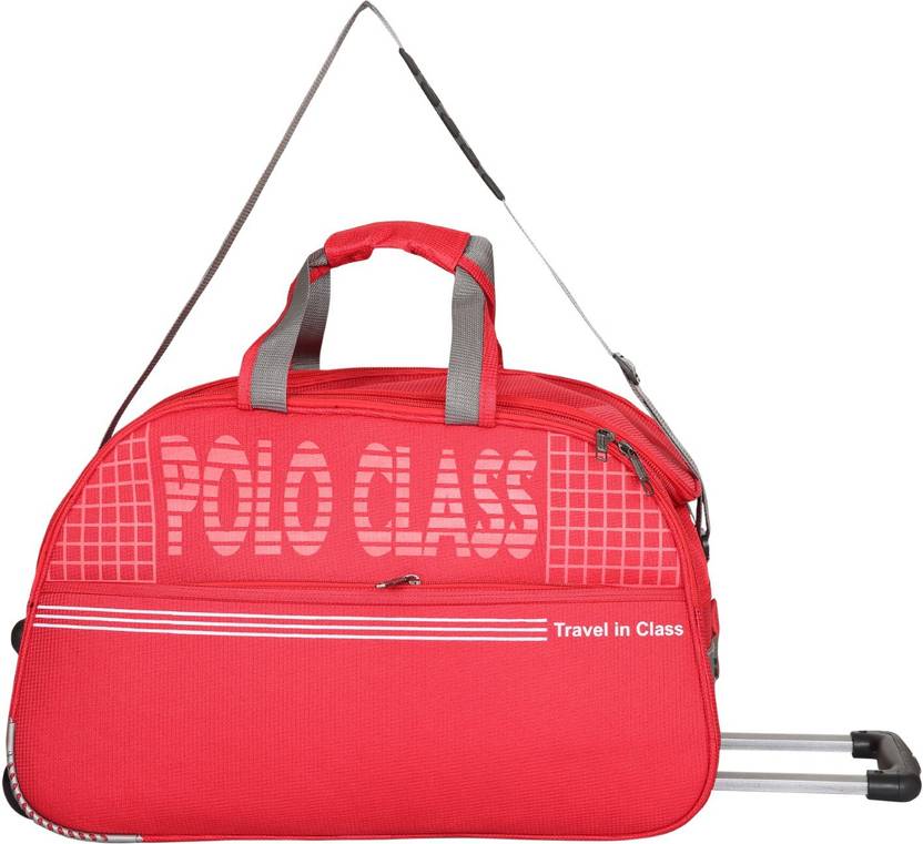 POLO CLASS Duffle Trolley medium-Red Duffel With Wheels (Strolley) Red ...