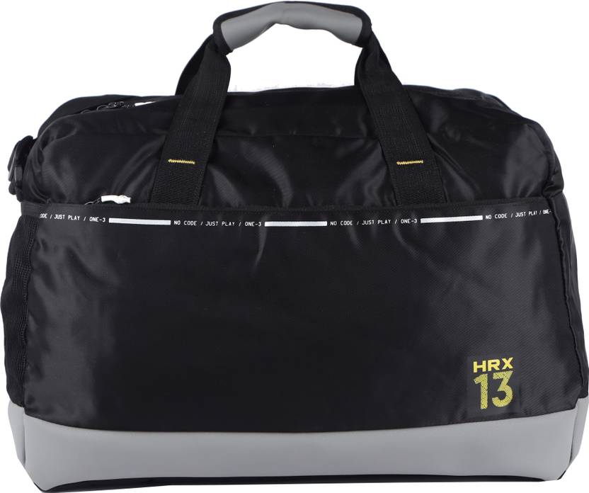 HRX NO CODE DUFFEL Gym Duffel Bag BLACK - Price in India | Flipkart.com