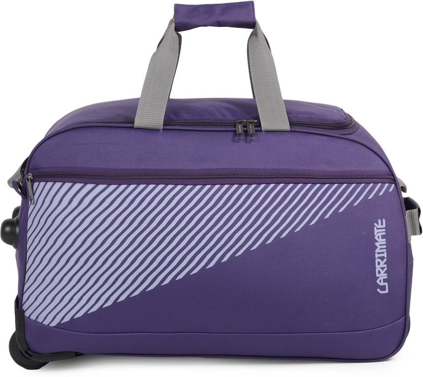 Carrimate NILE Duffel With Wheels (Strolley) Purple - Price in India ...