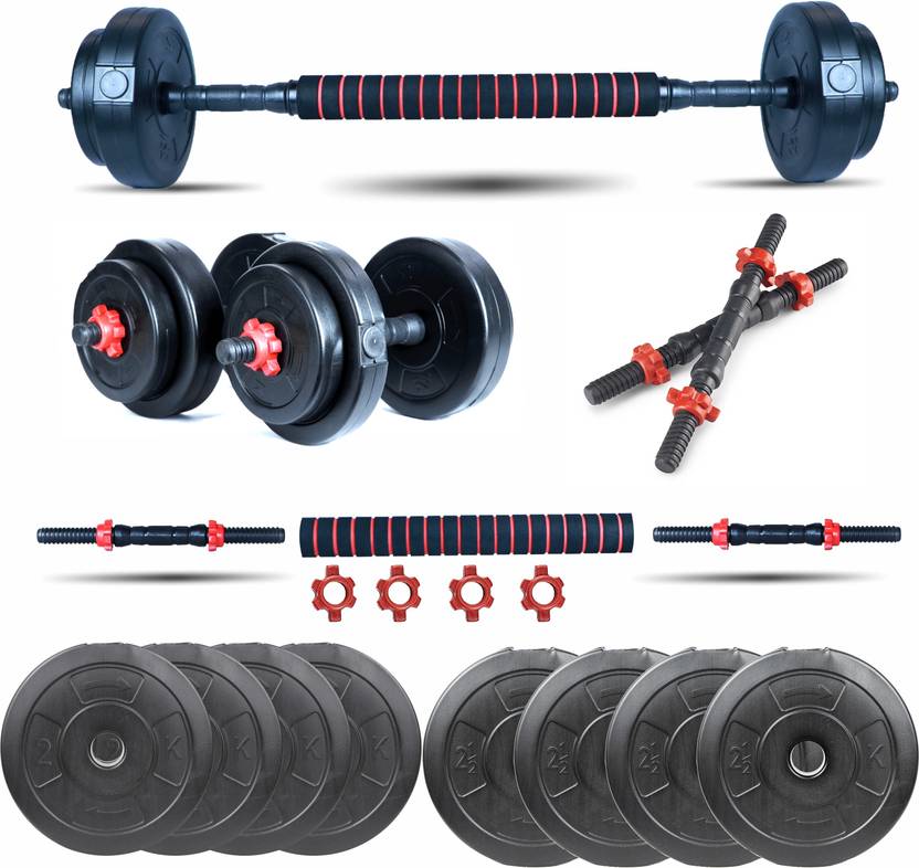 ARTINO 10 kg Convertible Dumbbell 10Kg Kit with Connector Rod Set-BEST ...