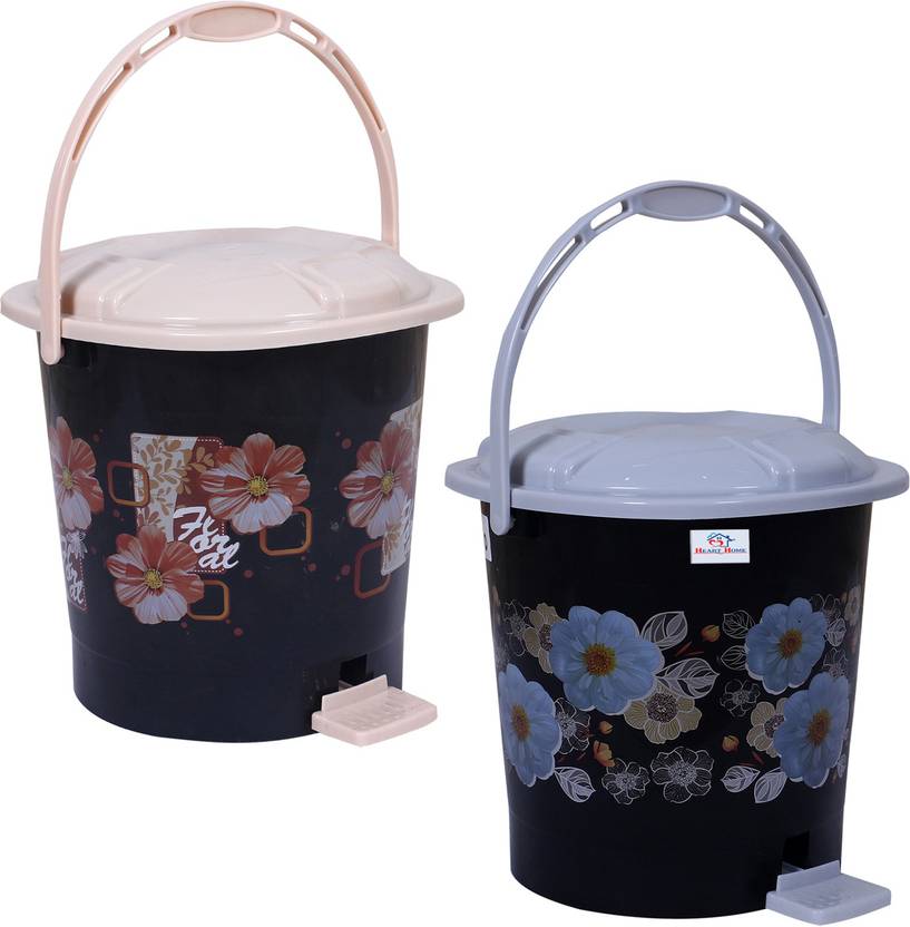 Heart Home Plastic Dustbin Price in India - Buy Heart Home Plastic ...