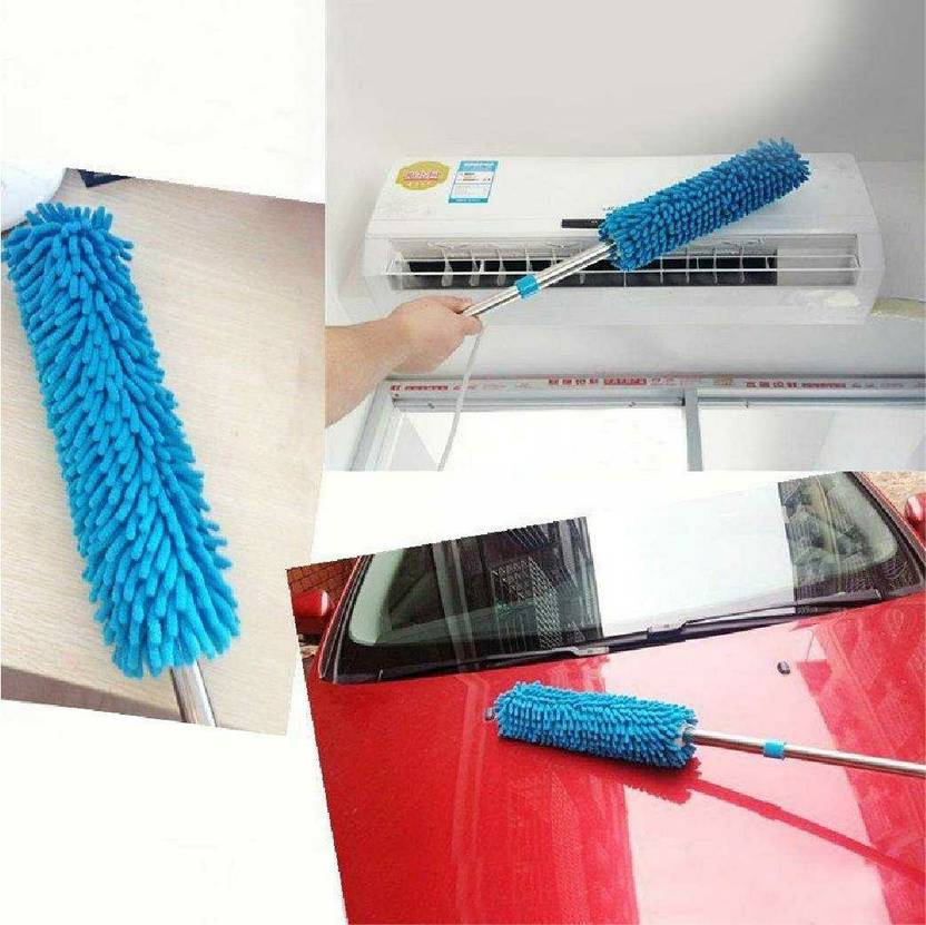 Zink Microfiber Cleaning Feather Duster with Extendable Rod for Ceiling ...