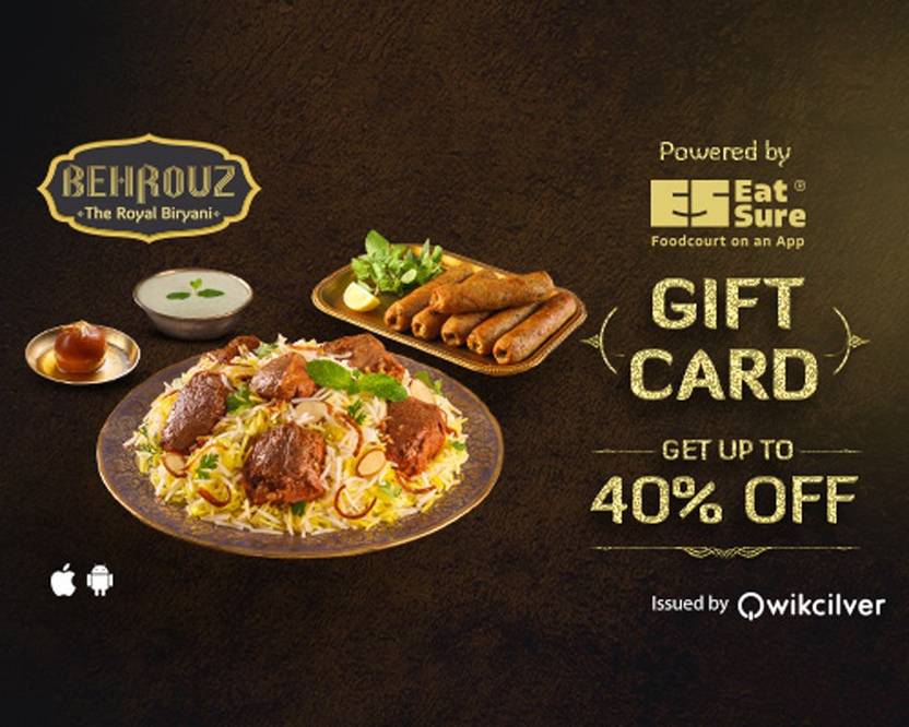 Behrouz Biryani Digital Gift Card Price in India - Buy Behrouz Biryani ...