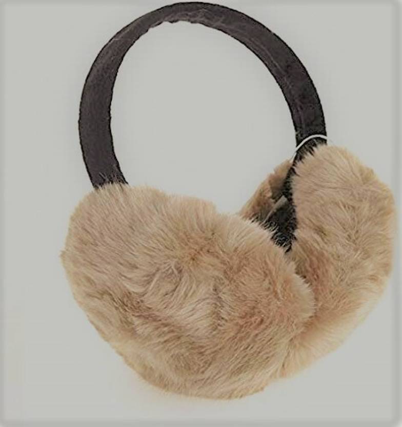 Priya Faux Fur Foldable Ear Muffs for Girls & Women (Pink) Ear Muff ...