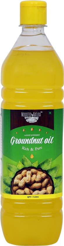Woodified Natura Wood Press Groundnut Oil Rich & Pure Groundnut Oil ...