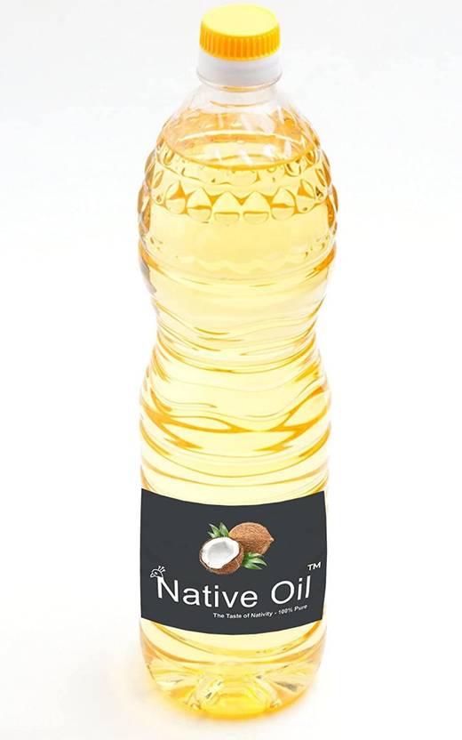 Native oil Coconut Oil 1L Coconut Oil PET Bottle Price in India - Buy ...