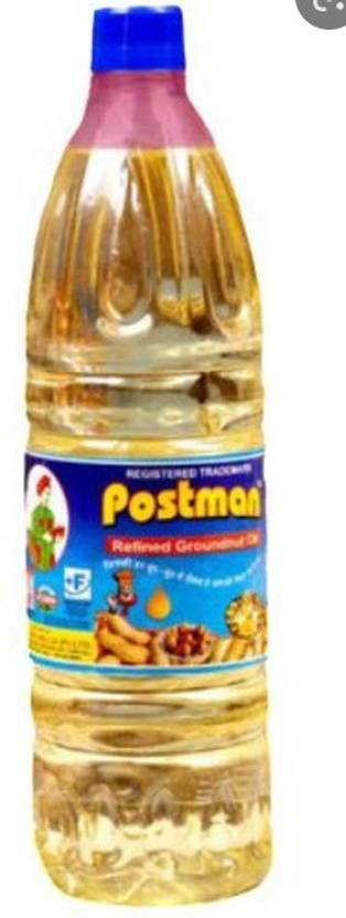 Postman Refined groundnut oil 1Liter Bottle Groundnut Oil Pouch Price ...