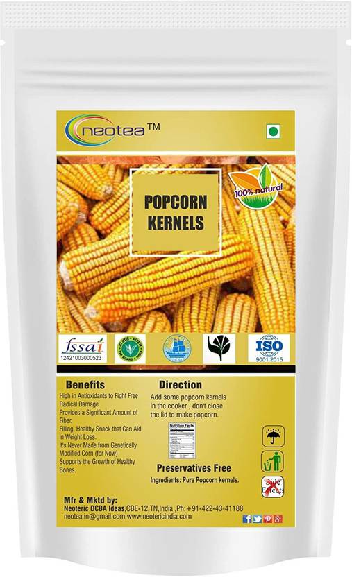 neotea Pop Corn Kernels 100% Popping Kernels, Corn Kernels Popcorn ...