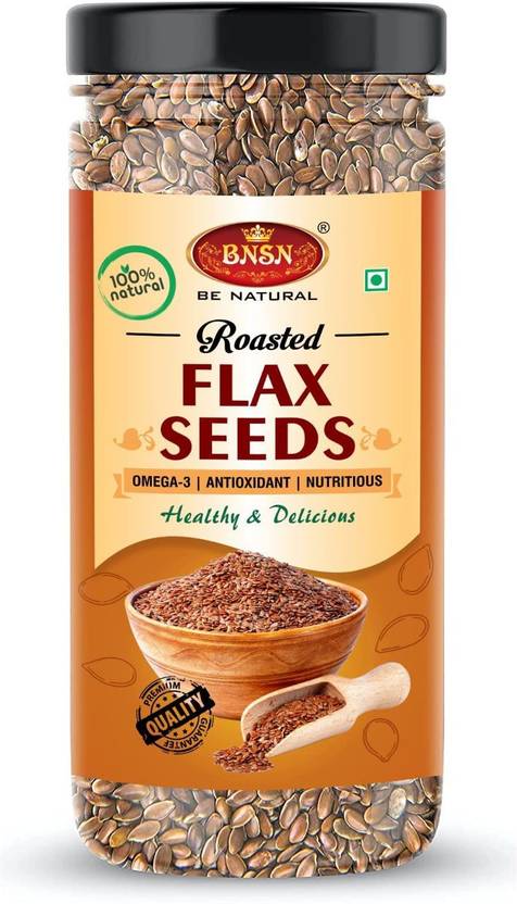 BNSN Roasted Flax Seeds-200Gm |Alsi | Lin Seeds | Avise Ginjalu For ...