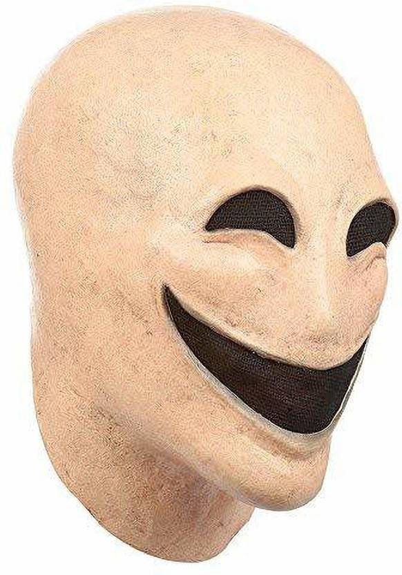 Ghoulish Productions Happy Pasta Latex Mask, Slender Man Happy Costume ...