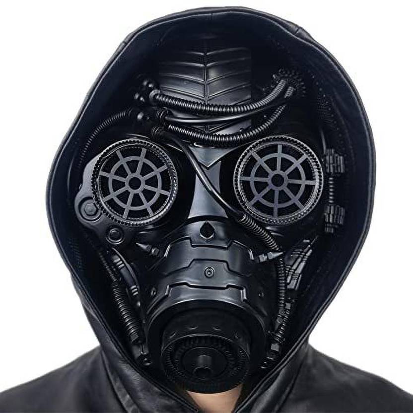Ubauta Steampunk Gothic Submarine Gas Mask,Black Masquerade Mask For ...