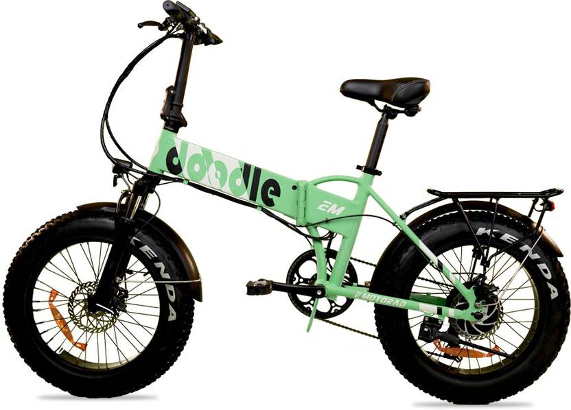 EMotorad Doodle Green 20 inches 7 Gear Lithium-ion (Li-ion) Electric ...