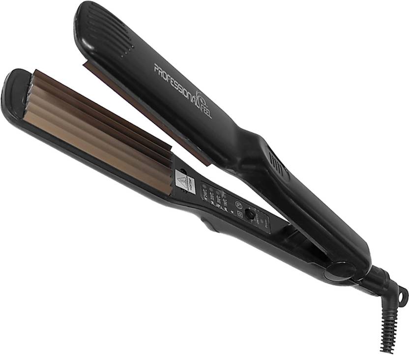 PROFESSIONAL FEEL Hair Crimper Electric for Woman Hair Crimping Tool To ...