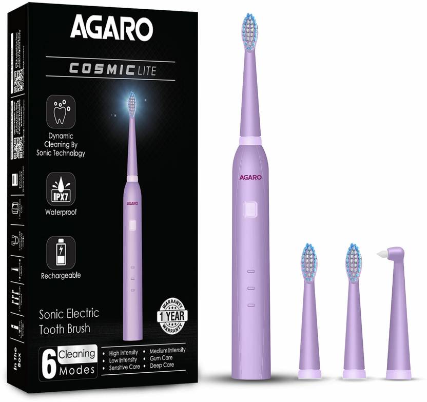 AGARO Cosmic Lite Sonic Electric Toothbrush - AGARO : Flipkart.com