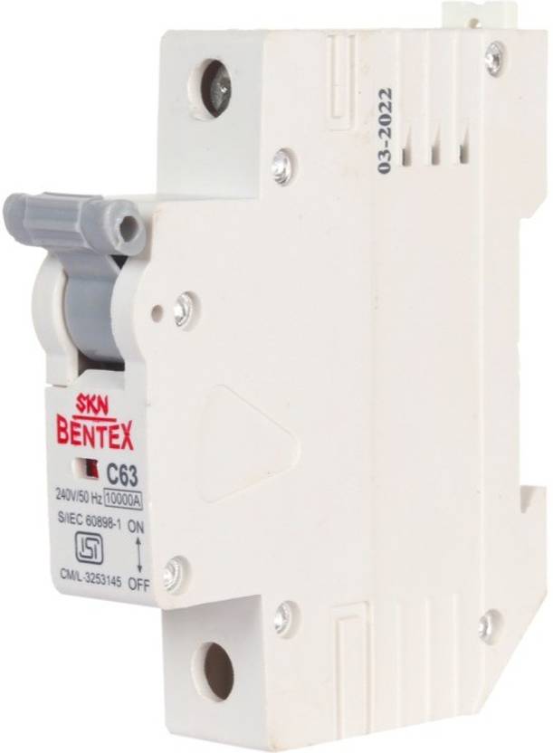SKN Bentex Single Pole 32A MCBSP32A MCB Price in India - Buy SKN Bentex ...
