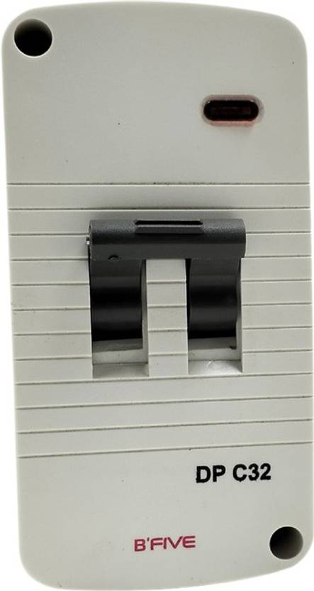 b'five 32A Electric Home Safe Mini MCB with Enclosure PVC Plastic Base ...