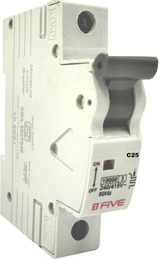 b'five Safety 1st Miniature circuit Breaker MCB Single Pole PVC Plastic ...