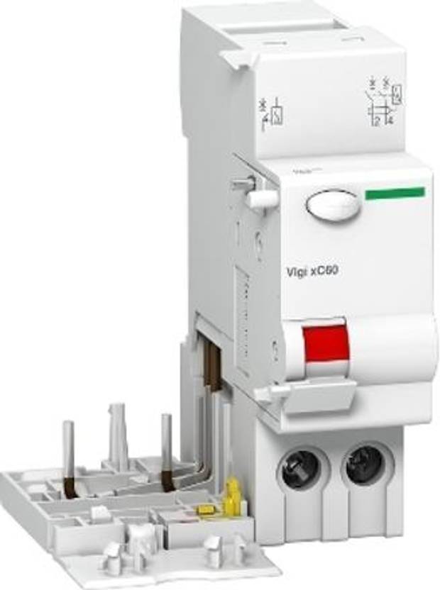 Schneider Electric VIGI XC60- earth leakage add-on block 2P 25A AC 30MA ...