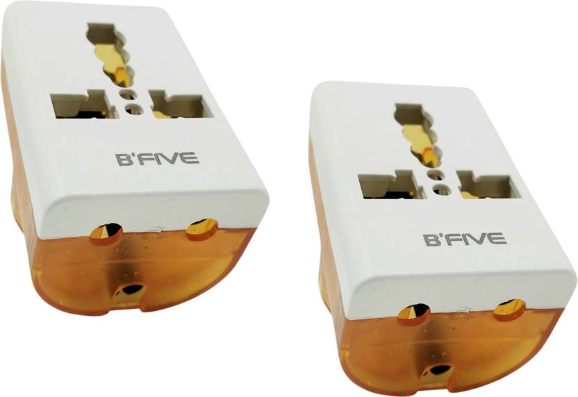 b'five Conversion Multi plug adapter 3way 3 Pin A/C Surge Extension ...