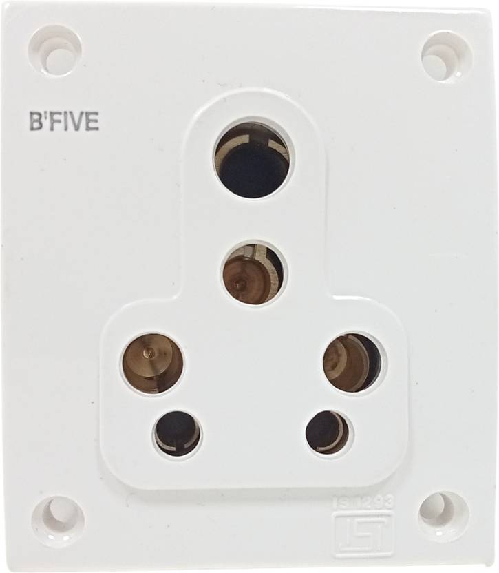 b'five Light to Power 6&16 Amp Multisocket B 144 Matrix Polycarbonate ...