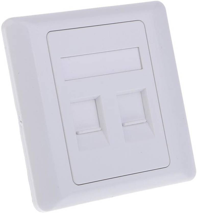 Calandis Double Ports CAT6 Wall Outlet Face Plate RJ-45 Network ...