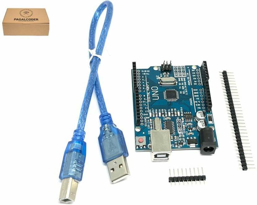 PAGALCODER | Arduino Uno R3 SMD | With UNO Cable | Micro Controller ...