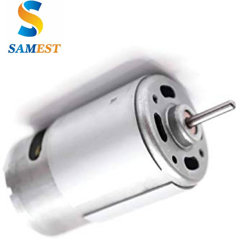 samest RS-555 High Power 12 Volt Big Core DC Motor High Torque 6000 RPM ...