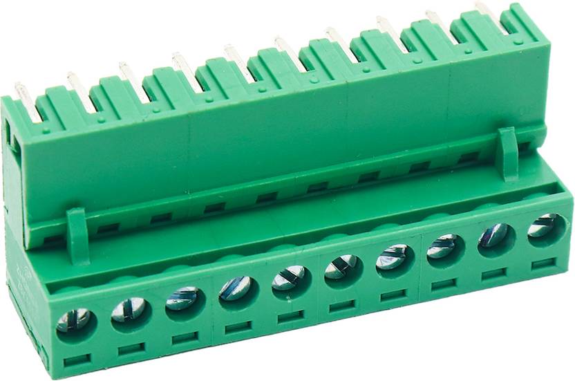 Electronic Spices Male and Female pair of 10 pin 5.08mm pitch pluggable terminal block ...