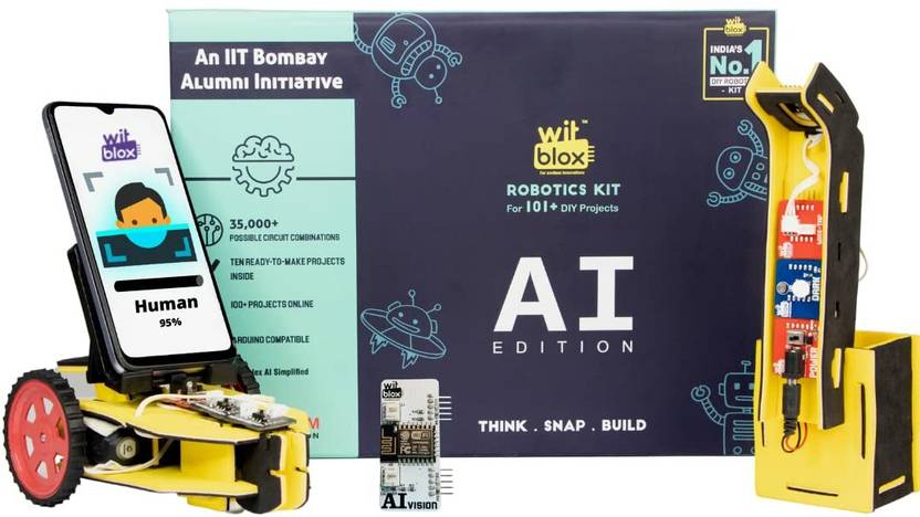 WitBlox Robotics Kit for 101 Projects AI Learn Artificial Intelligence ...