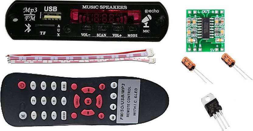 SS Sales Bluetooth USB FM AUX Card MP3 Decoder Module@Panel 5 VOLT ...