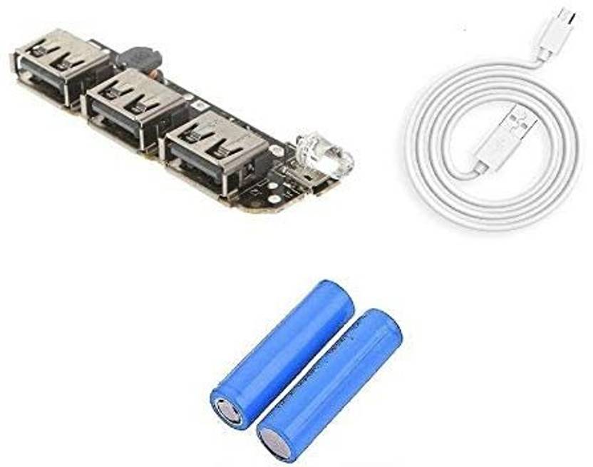 ERH India 1 Set DC 5V 2.1A 3 USB Power Bank Module Battery Electronic ...