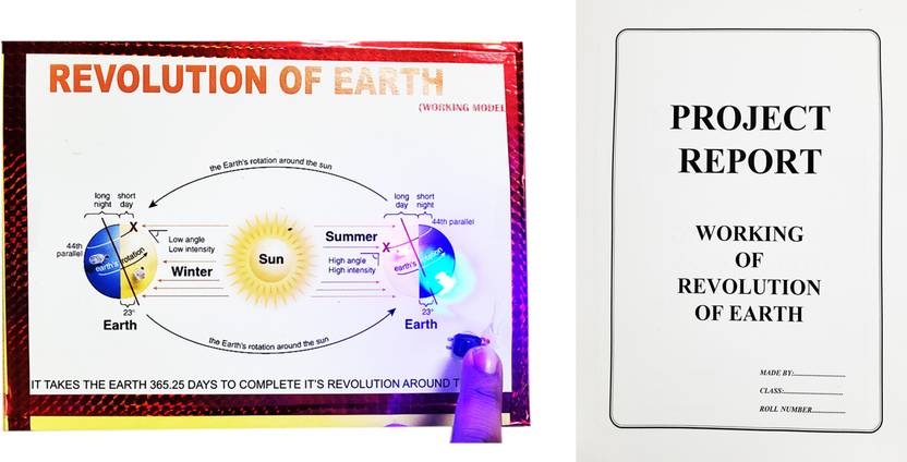 ONTEX ELECTRONICS Revolution of Earth Physics Working Model Science ...