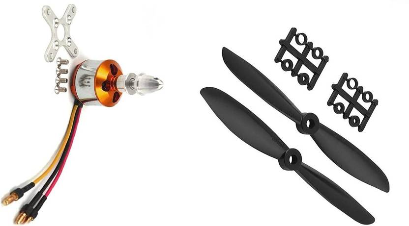 INVENTO 1 x 2500KV BLDC Motor, 2 X Propeller Automotive Electronic ...