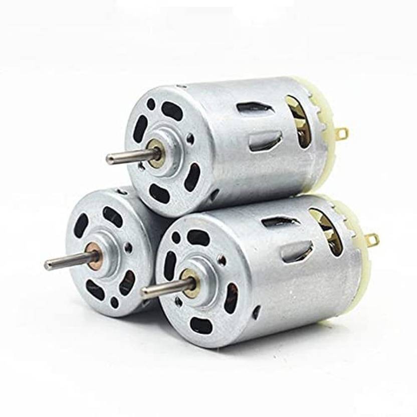 DIYtronics 3 Pcs High Torque 9800 RPM 12 Volt dc motor Electronic ...