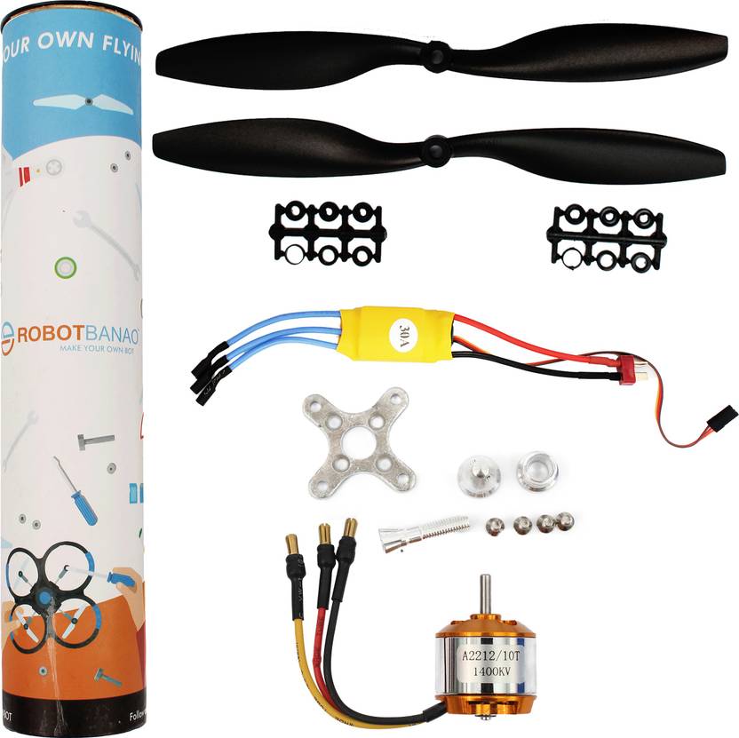 Robotbanao A2212 BLDC 1400KV Brushless Motor 30A SimonK ESC 1045 ...