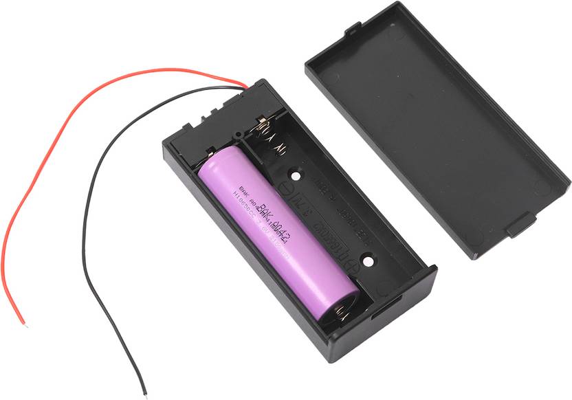 Electronic Spices 18650 3.7V 2 battery holder hard plastic slide open ...