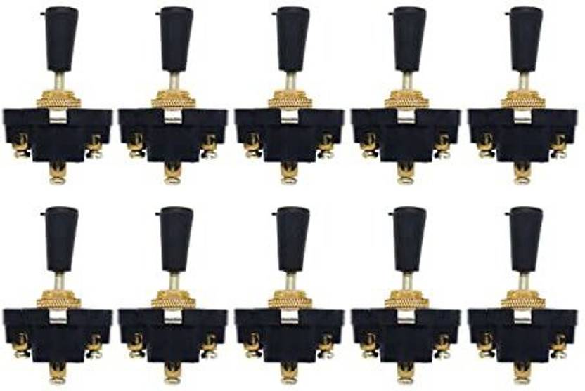 Electronic Spices R13-9 10a 12v Dc Heavy Duty Hard Plastic Body Spco Toggle Switches Pack of ...