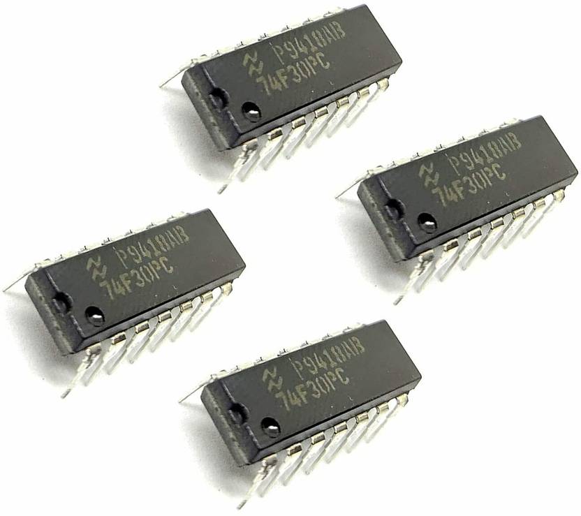 INVENTO 4Pcs 74HCT30N 74F30PC 7430 IC Logic Gate NAND Gate, HCT Family ...